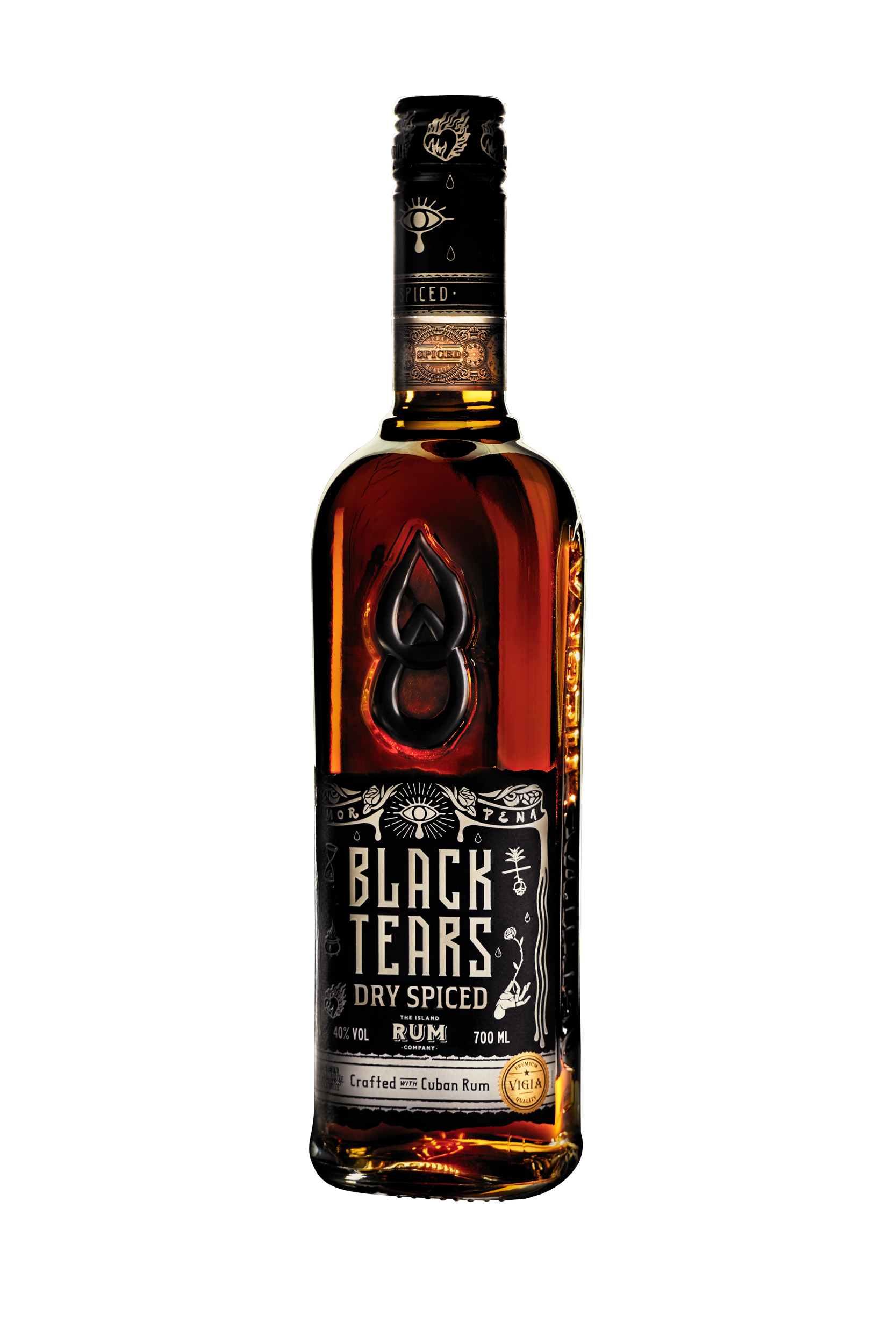 Black Tears Cuban Spiced Rum 3two1 Drinks